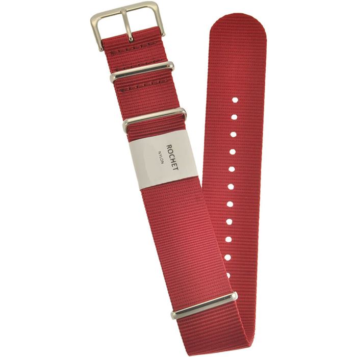 Rochet 8812205ST Kırmızı Nato Kayış 22mm Abt Saat