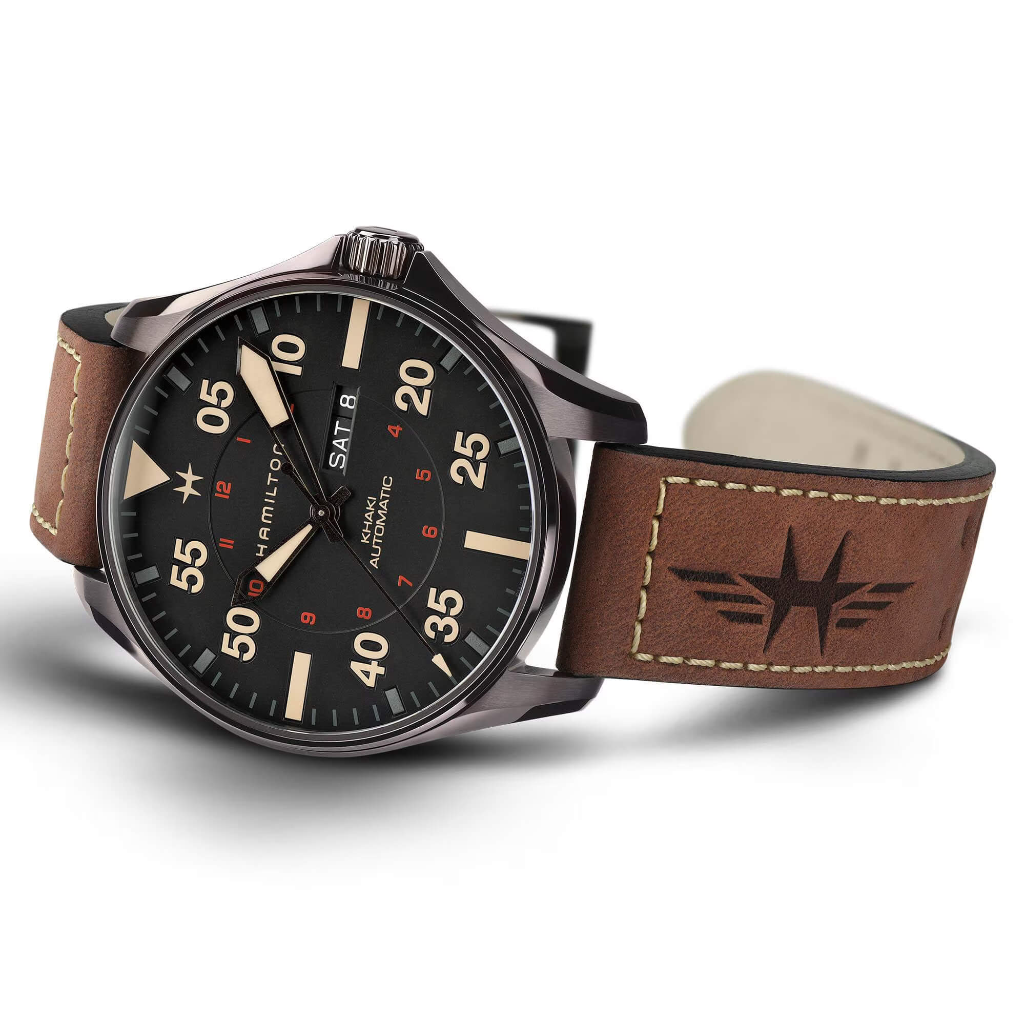 Hamilton Khaki Aviation H64705531 Erkek Kol Saati Abt Saat