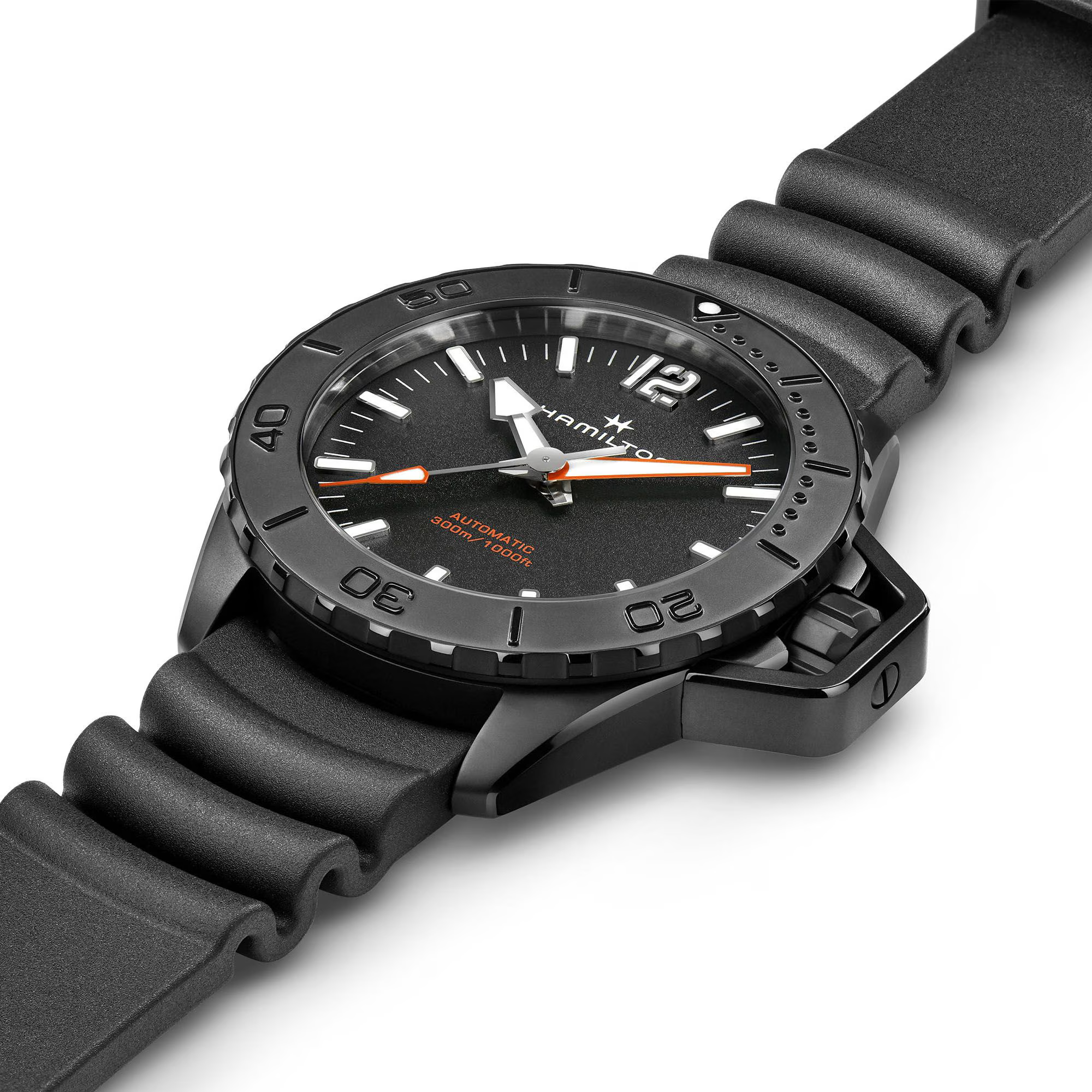 Hamilton Khaki Navy Frogman 46 mm H77855330 Erkek Kol Saati - Abt Saat