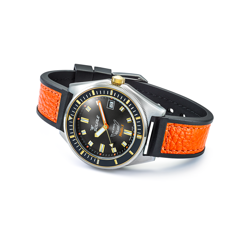 Squale Matic S TwoTone HydroLeather MATICGBKBK.RLOR Otomatik Erkek Kol ...