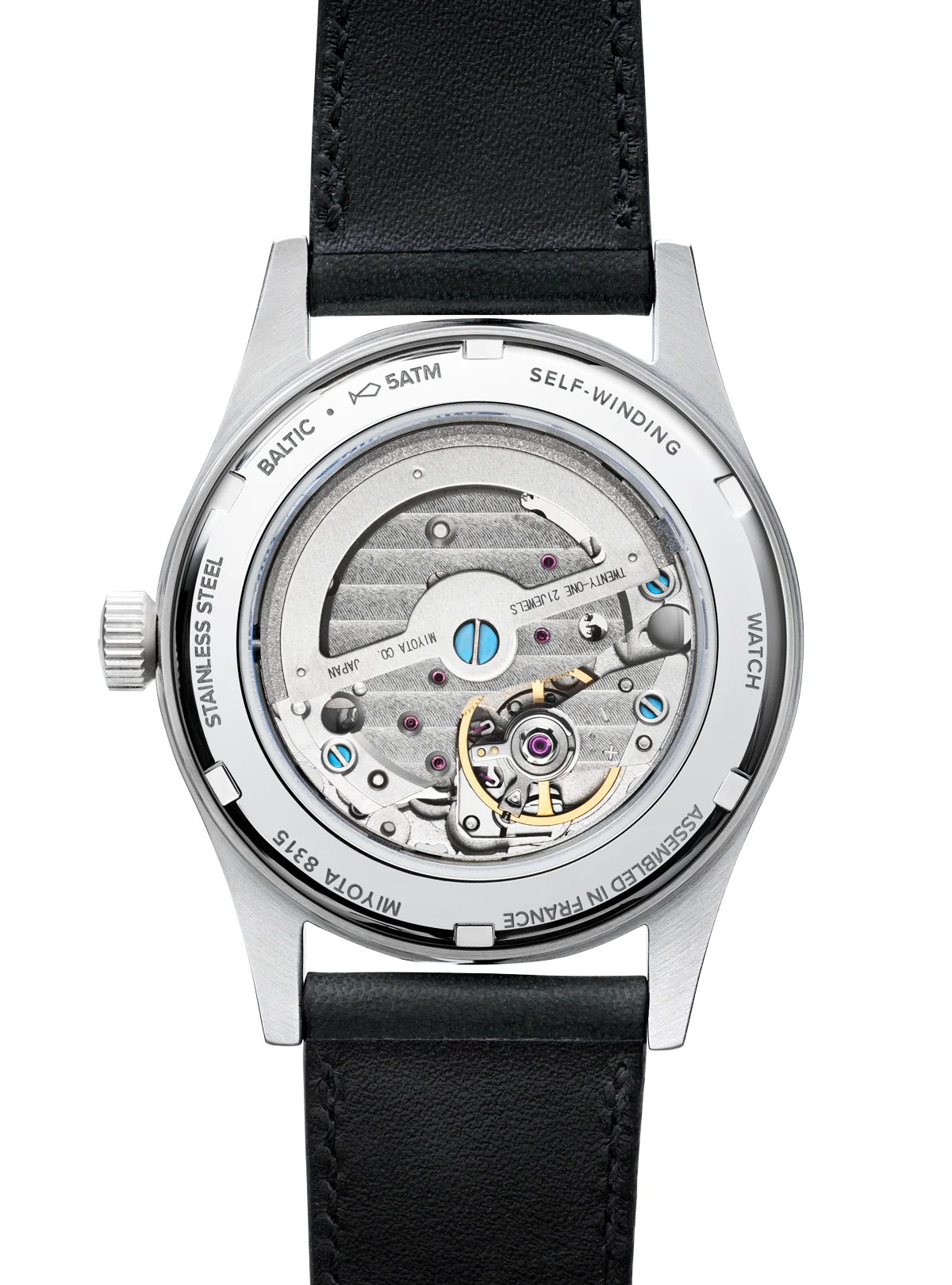 Baltic HMS 002 Blue Gilt - Stitched Navy HMS12TBLUG36 Otomatik Erkek ...